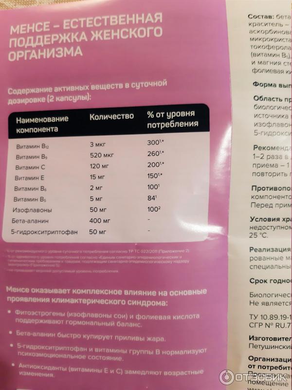 Отзыв о БАД Аквион "Менсе" | Полностью избавил от приливов!