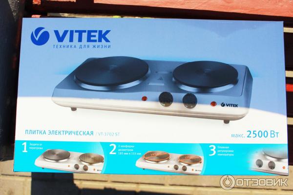 Отзыв о Плитка электрическая Vitek VT-3702 ST | Вроде рабочая лошадка ...
