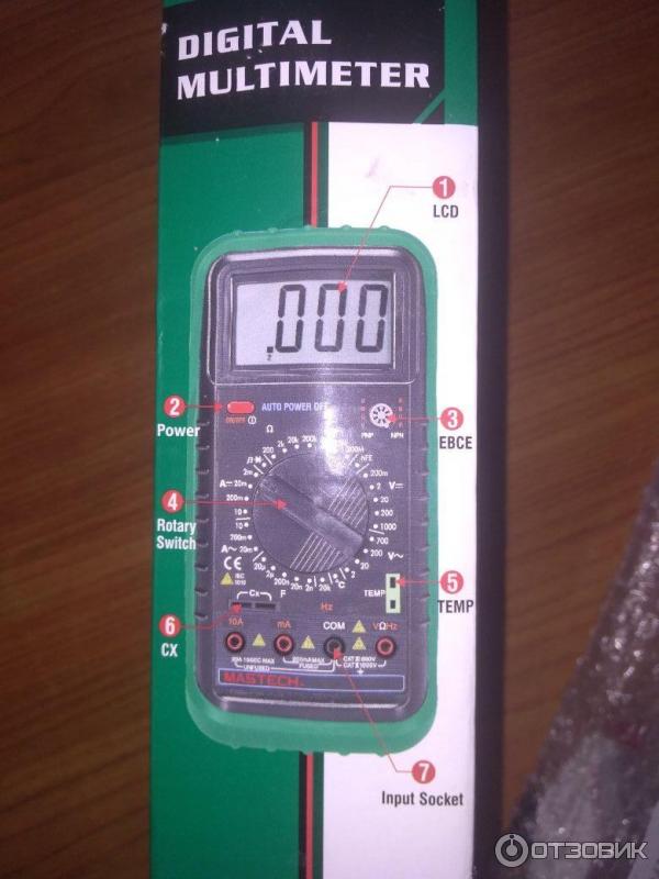 Отзыв о Мультиметр Mastech Digital multimeter MY-60 | отличный мультиметр для измерения