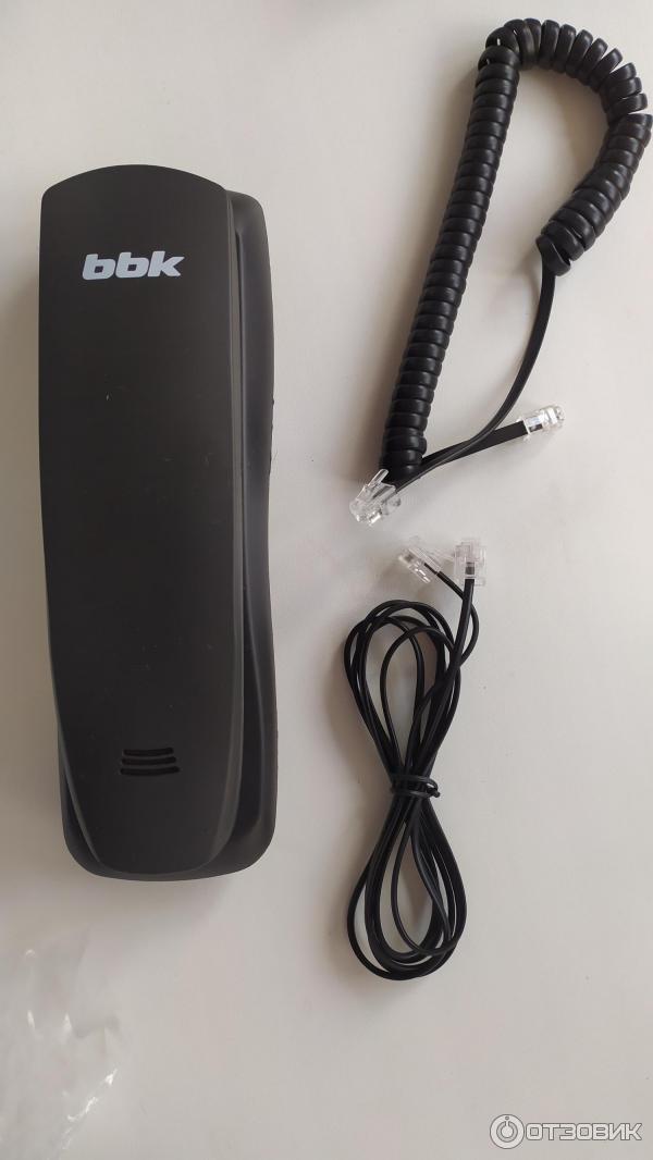 Отзыв о Проводной телефон BBK ВКТ-105 RU | Бюджетный, вполне нормальный, но с большим минусом