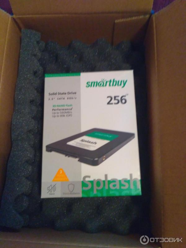 Отзыв о SSD-накопитель Smartbuy Splash 256Gb SBSSD-256GT-MX902-25S3 ...