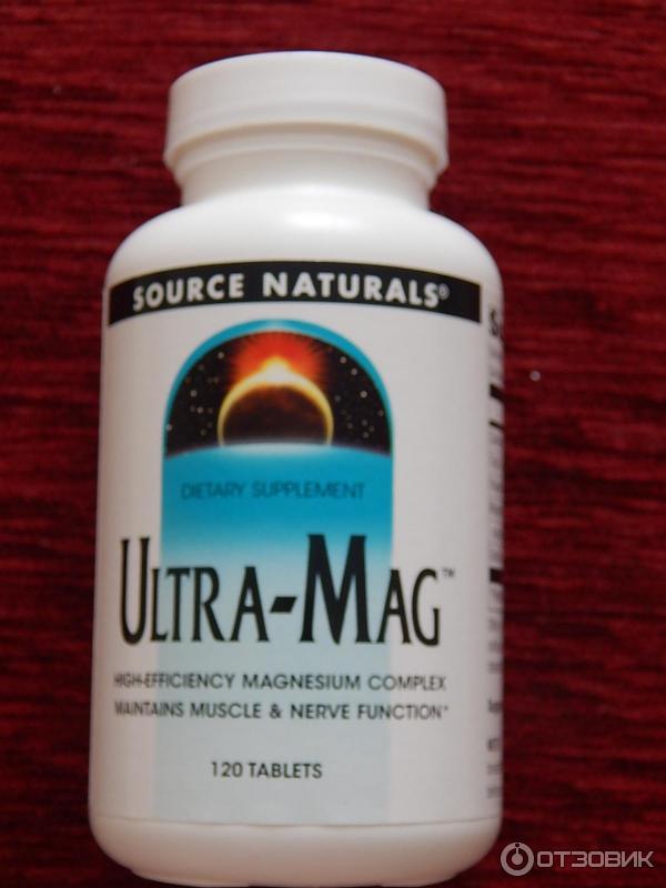 Отзыв о БАД Source Naturals Комплекс Ultra-Mag | Несколько форм магния ...