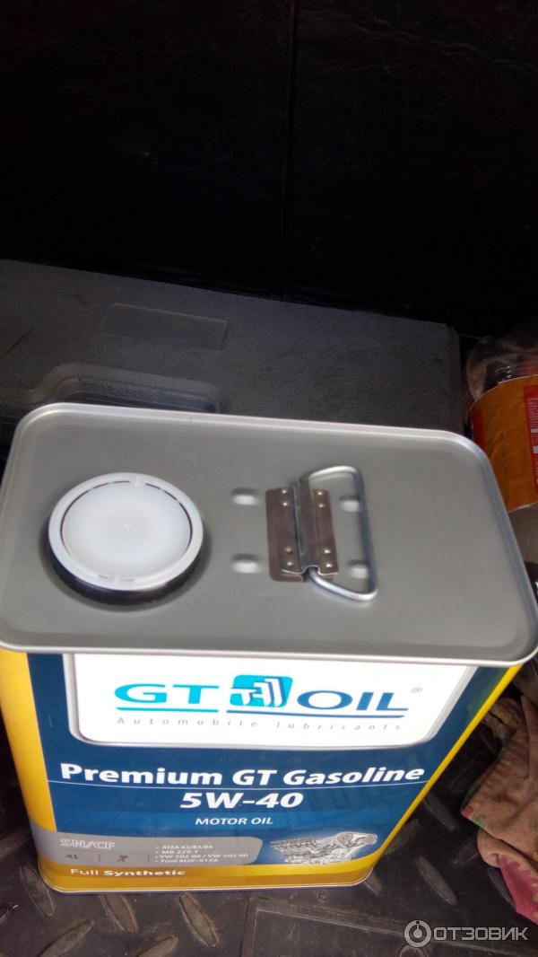 Отзыв о Моторное масло GT Oil premium gt gasoline 5w-40 | Это супер ...
