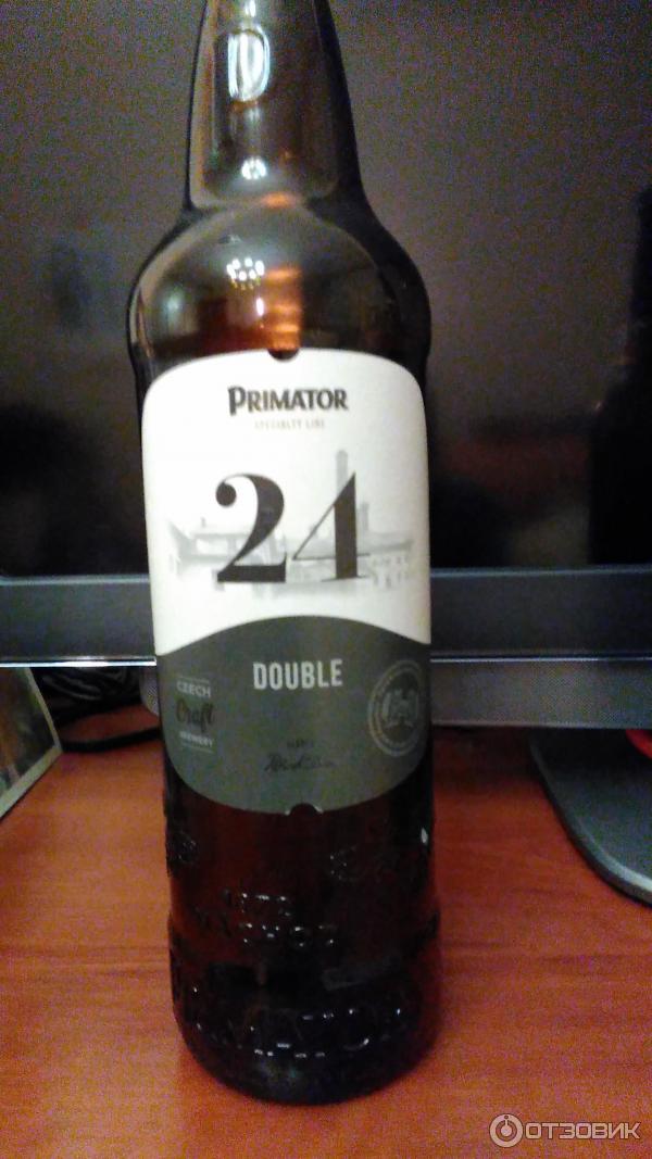 Отзыв о Пиво Primator 24 double | Прекрасное тёмное пиво