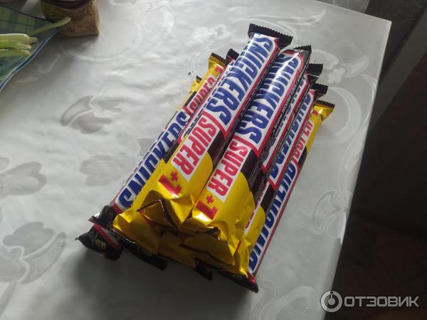 Отзыв о Шоколадный батончик "Snickers" Super +1 | Вкусняшка