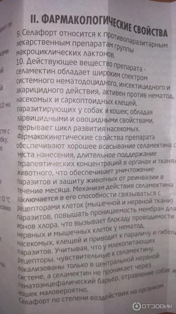 Отзыв о Капли от блох и гельминтов Krka Селафорт | улучшение наступает ...