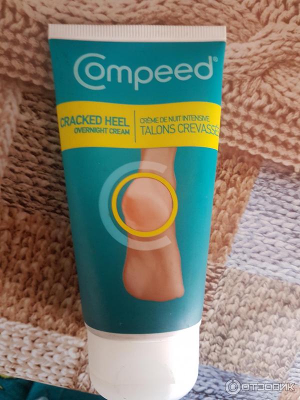 Отзыв о Крем для интенсивного восстановления потрескавшейся кожи пяток Compeed | 75 мл счастья