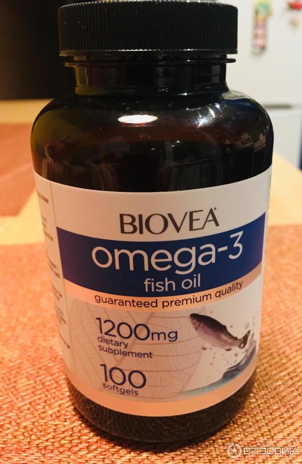 Отзыв о Рыбий жир omega-3 BIOVEA | Омега-3: зачем и чем отличается от ...