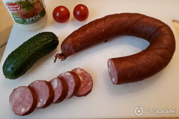 Отзыв о Колбаса полукопченая Мясная ферма "Краковская" | В принципе ...