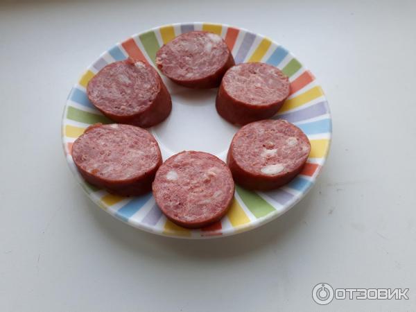 Отзыв о Колбаса полукопченая Мясная ферма "Краковская" | В принципе ...
